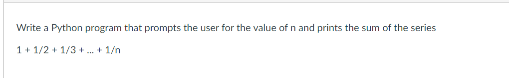 write a python program that prompts the user for the | Chegg.com