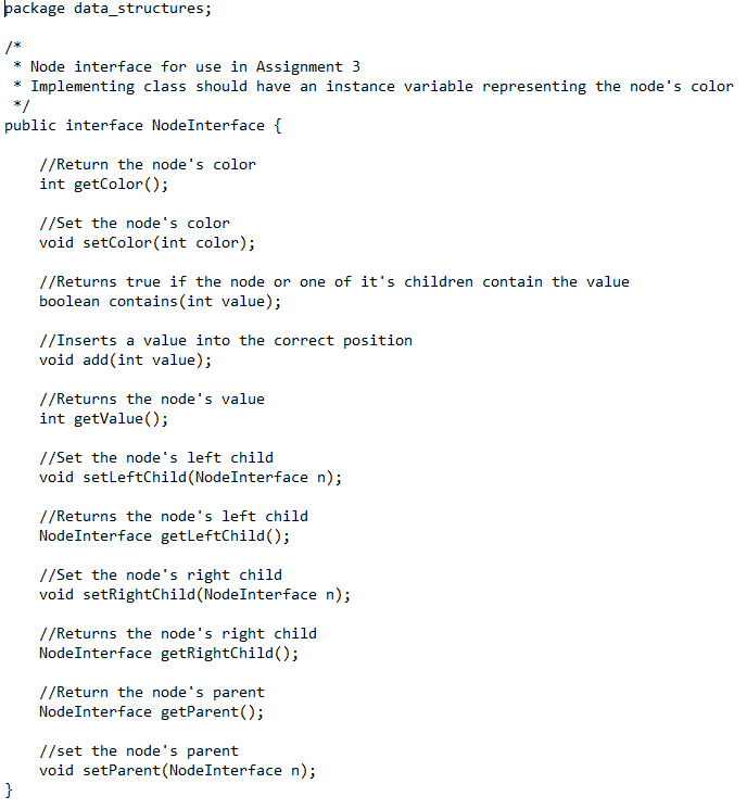Solved Programming Assignment (PA) #3 Red-Black Tree For | Chegg.com