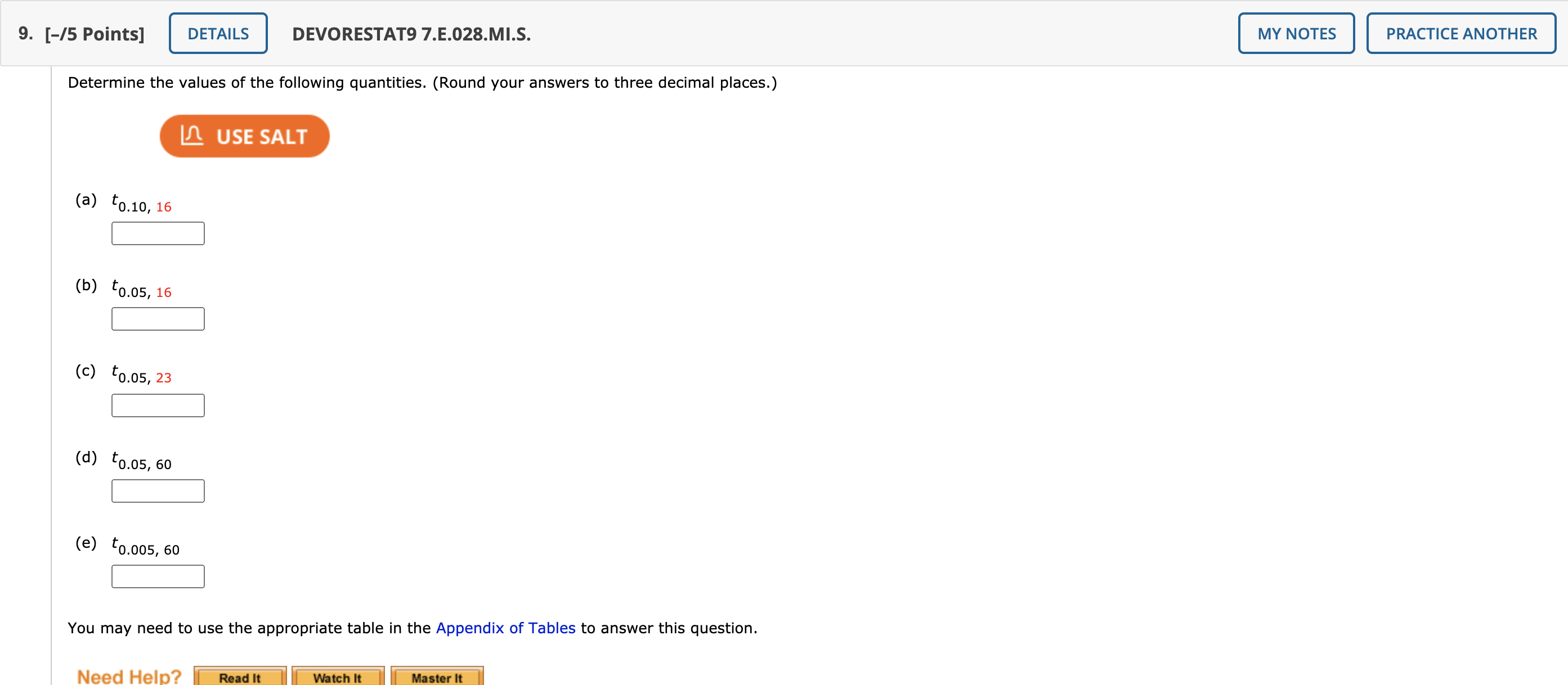 Solved 9. [-75 Points] DETAILS DEVORESTAT9 7.E.028.MI.S. MY | Chegg.com
