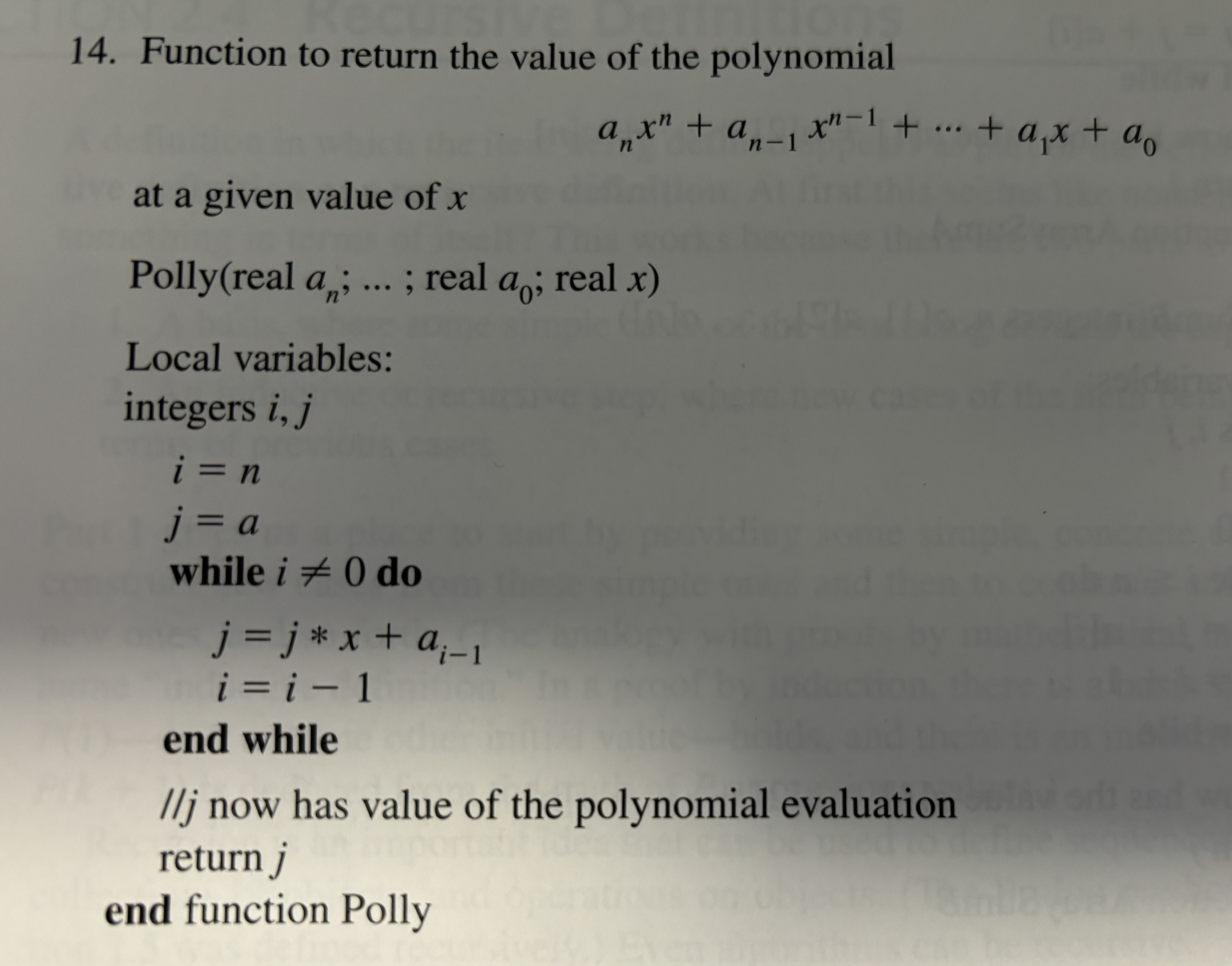 Solved 9 14 Prove That The Program Segment Is Correct By