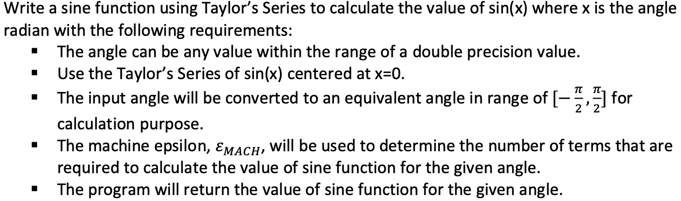 Solved Write a general purpose function to calculate the | Chegg.com