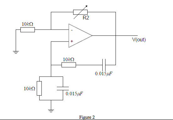 Solved Task 1: Single pole low pass filter circuit i. ii. | Chegg.com