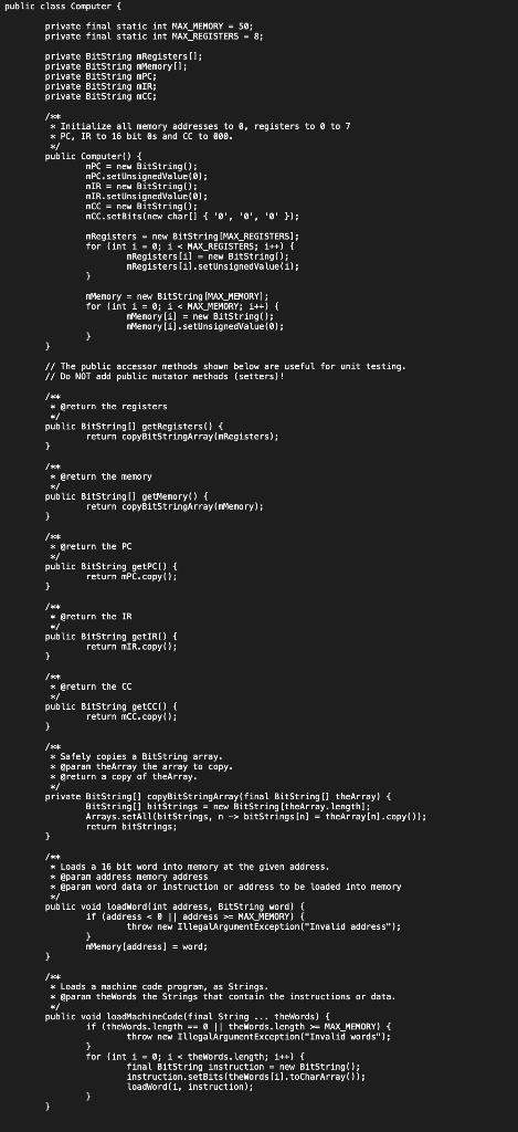 Solved Simulator Instructions: Use the starter code provided | Chegg.com
