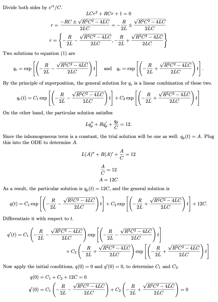 Solved Please show the MATLAB codes using "laplace and | Chegg.com
