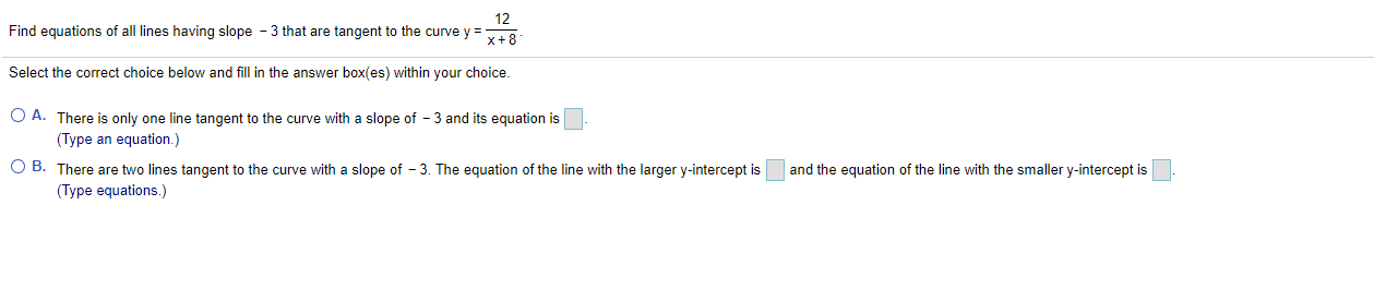 Solved 12 Find equations of all lines having slope - 3 that | Chegg.com