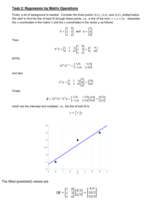Solved Questiona) Implement the matrix procedure described | Chegg.com