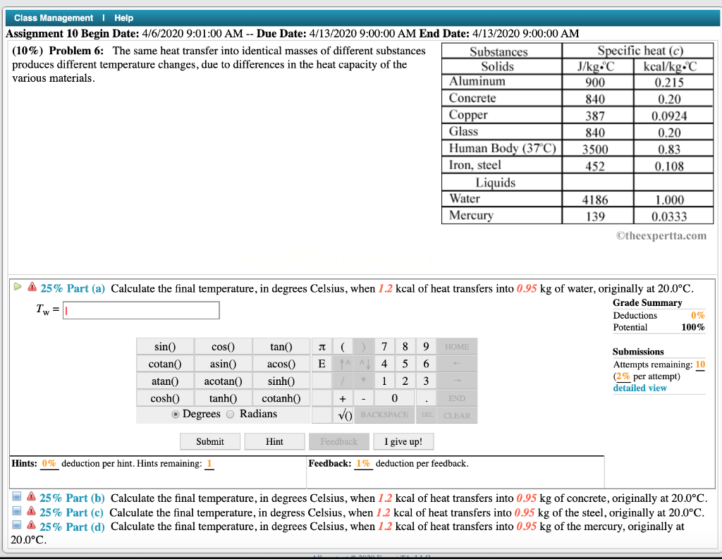 Solved Class Management | Help Assignment 10 Begin Date: | Chegg.com