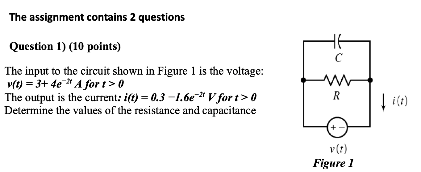 Solved The assignment contains 2 questions Question 1) (10 | Chegg.com