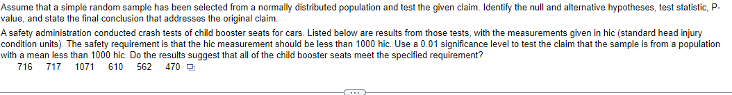 Solved Statistics | Chegg.com