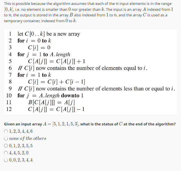 Solved This is possible because the algorithm assumes that | Chegg.com