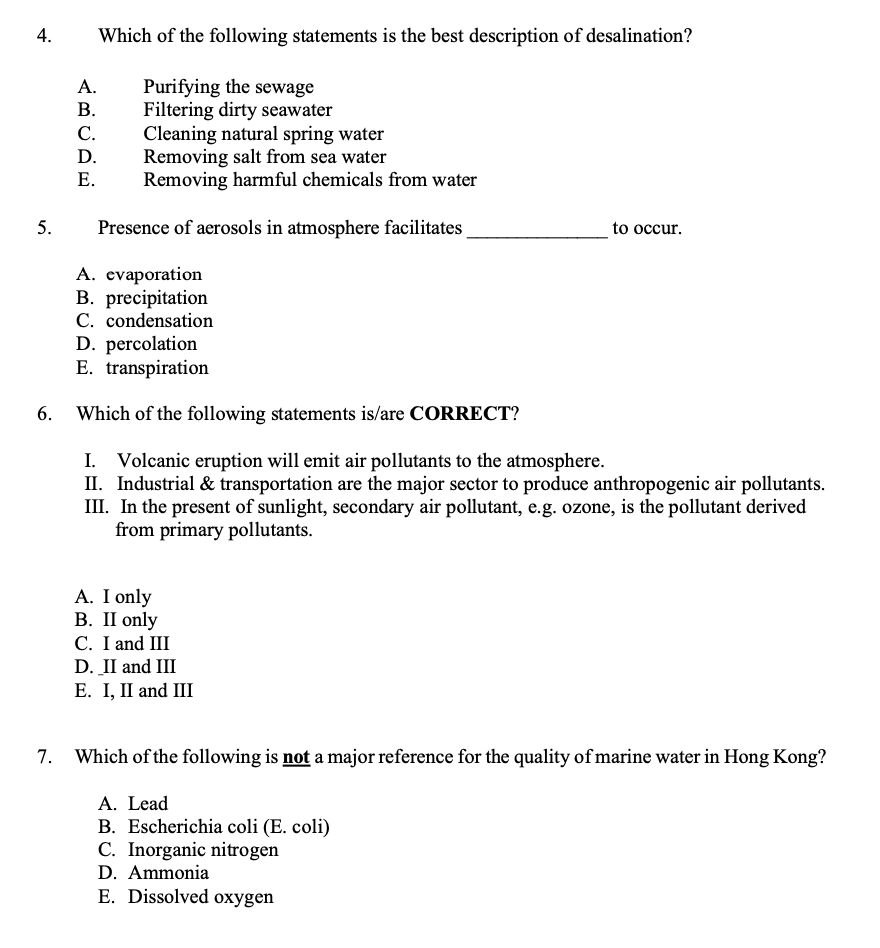 Solved SECTION A - Multiple Choice Answer Questions (30 | Chegg.com