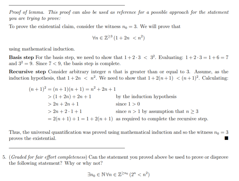 Solved Proof of lemma. This proof can also be used as | Chegg.com