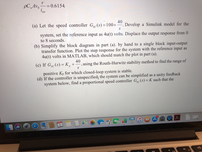 Solved The block diagram of a possible cascade control | Chegg.com