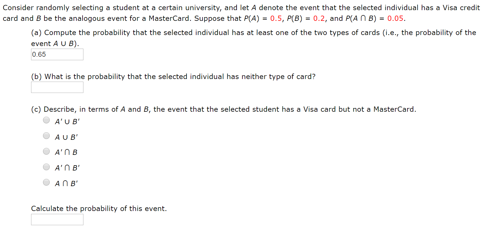 Solved Consider randomly selecting a student at a certain | Chegg.com