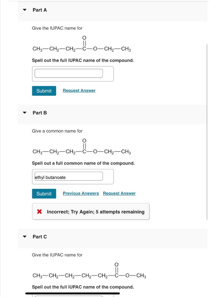 Solved Give the IUPAC name for Spell out the full IUPAC name | Chegg.com