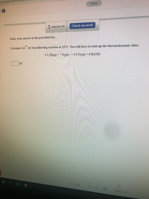 Solved //newconnectne Saved 3 attempts leftC Check my work | Chegg.com
