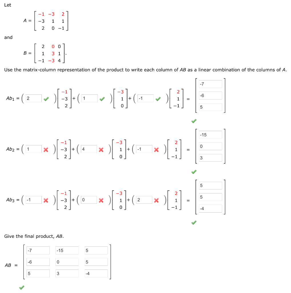 Solved Let A = −1 −3 2 −3 1 1 2 0 −1 and B = 2 0 0 1 3 1 −1 | Chegg.com Solved Let A = −1 −3 2 −3 1 1 2 0 −1 and B = 2 0 0 1 3 1 −1 | Chegg.com