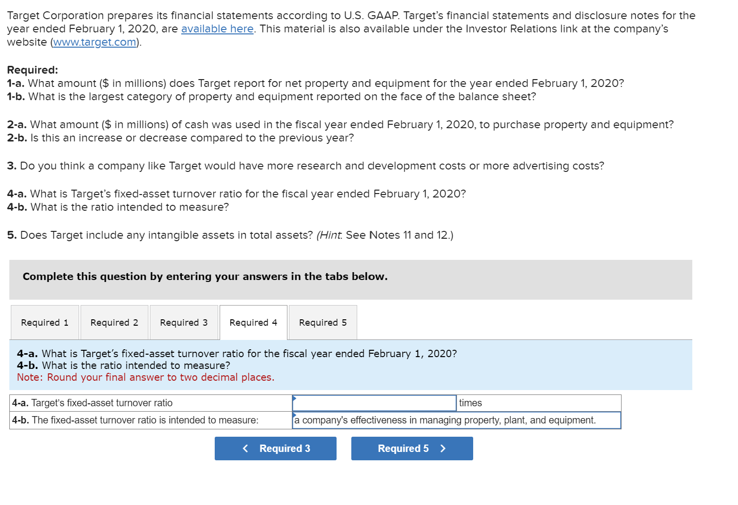 Target Corporation prepares its financial statements | Chegg.com