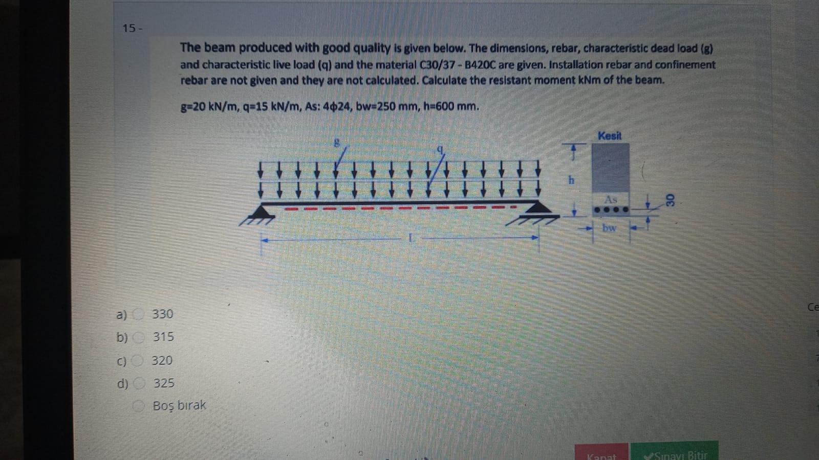 Solved 15 - The beam produced with good quality is given | Chegg.com