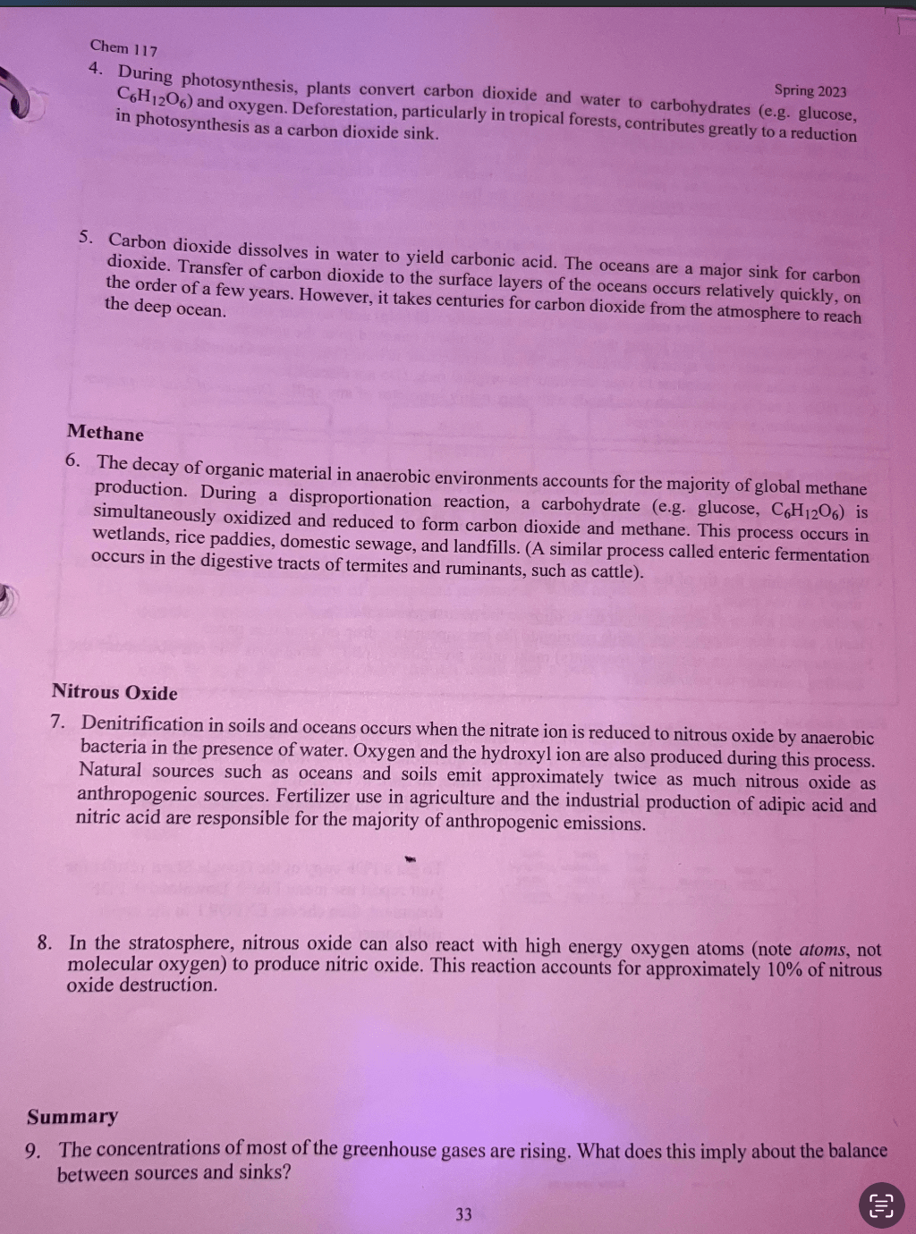 Lab 4 Worksheet: Which gases absorb infrared waves? | Chegg.com