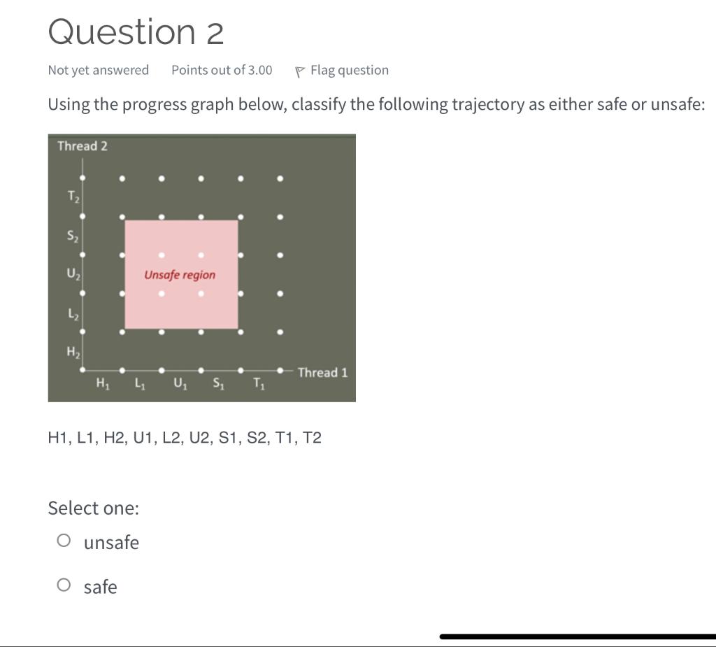 Solved Question 2 Not yet answered Points out of 3.00 P Flag | Chegg.com