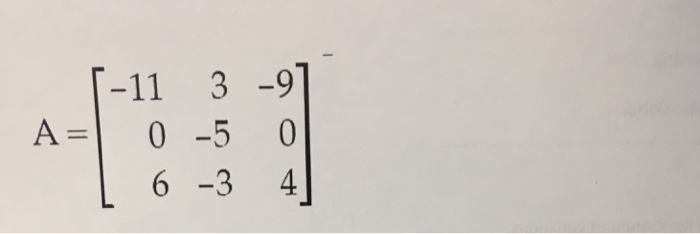 Solved Ex Iii Diagonalize The Matrix A If Possible That 