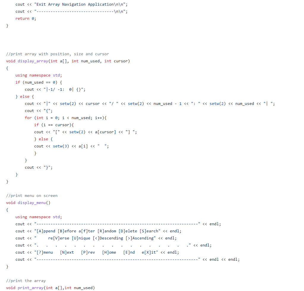 Solved Please use C++ to solve the problem. You are supposed | Chegg.com