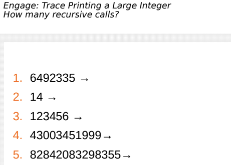 Solved Printing a Large Integer # Prints n with usual | Chegg.com