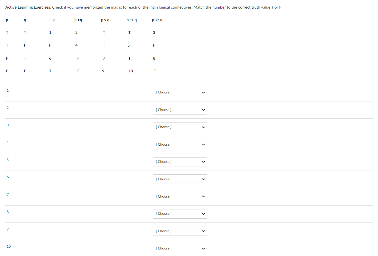 Active Learning Exercises: Check if you have | Chegg.com