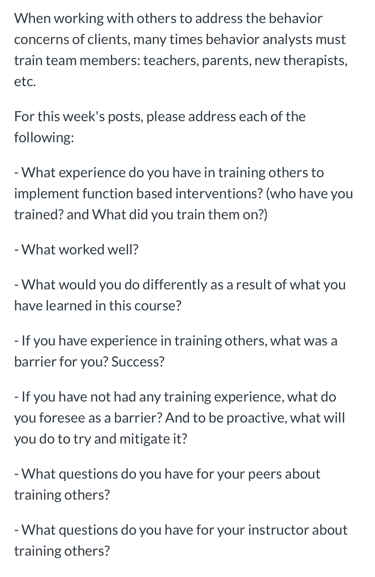 Solved When working with others to address the | Chegg.com