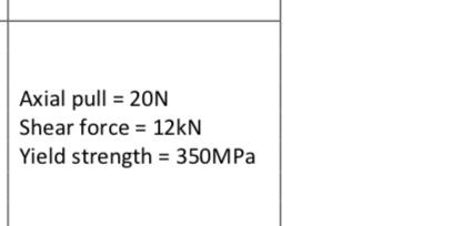 Solved (c) A shaft is subjected to an axial pull of and | Chegg.com