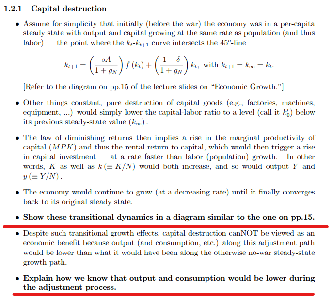 Solved - Despite the fall in aggregate output along this | Chegg.com