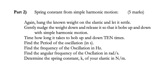 Solved Find the Period of the oscillation (in s). Find the | Chegg.com