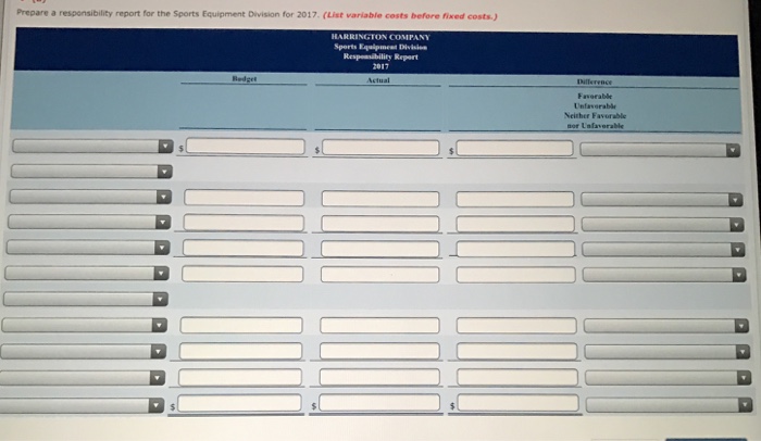 Solved Exercise 10-16 (Part Level Submission) The Sports | Chegg.com