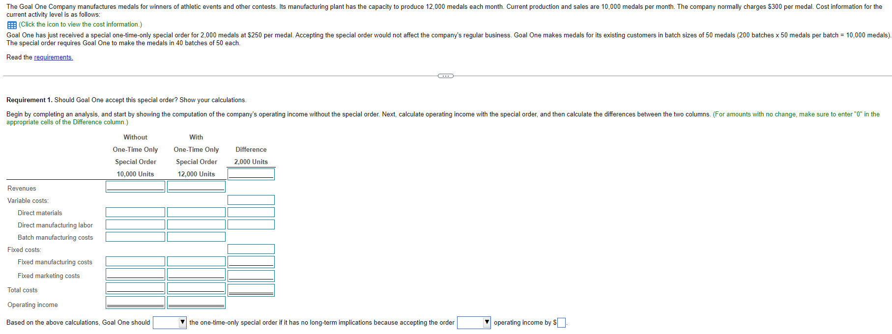 Solved Data tablecurrent activity level is as follows: | Chegg.com