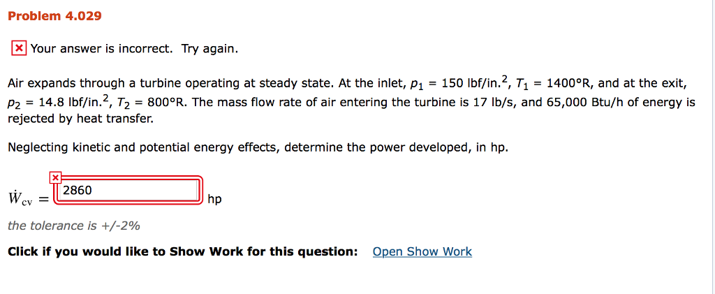 Solved Problem 4.029 Your answer is incorrect. Try again. | Chegg.com