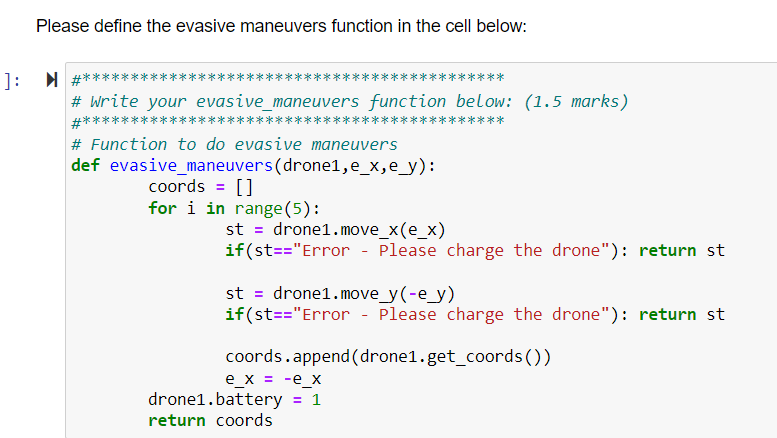 Solved \# Write your class definition and init function | Chegg.com