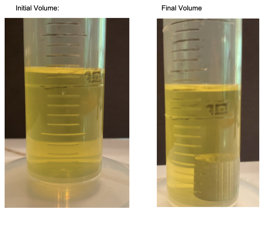 Solved Part Two: Density By Displacement (24 points): (one | Chegg.com