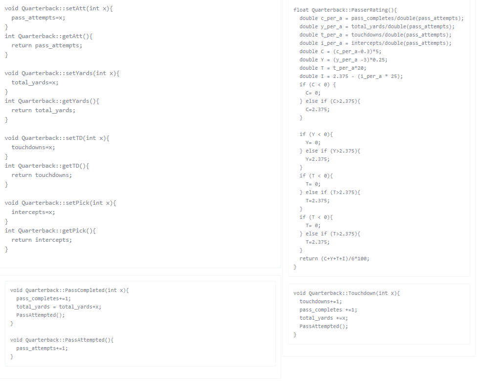 Solved For the given class code given below, create the | Chegg.com