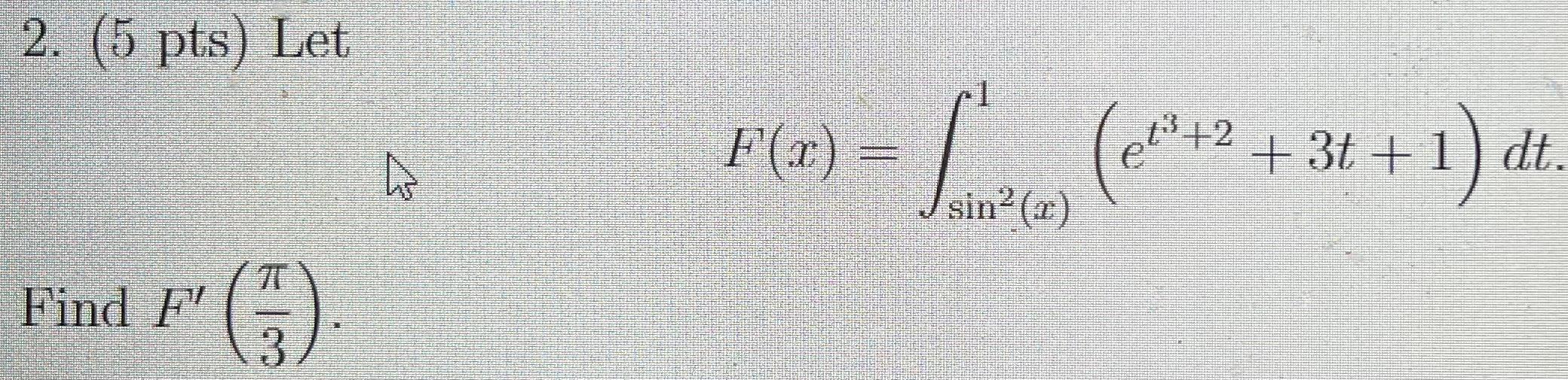 Solved F′(3π) | Chegg.com