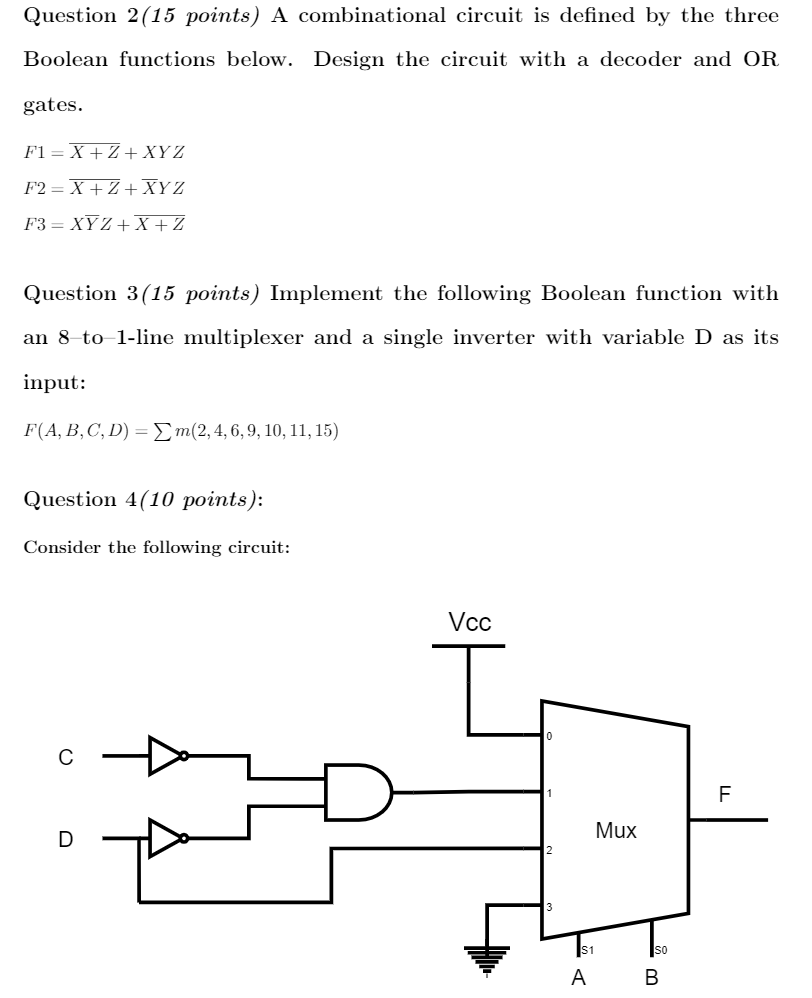 Solved CDA2108 Introduction to Computer Systems Homework #4 | Chegg.com