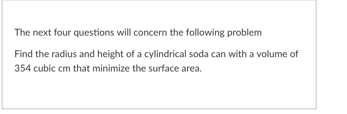 Solved The next four questions will concern the following | Chegg.com