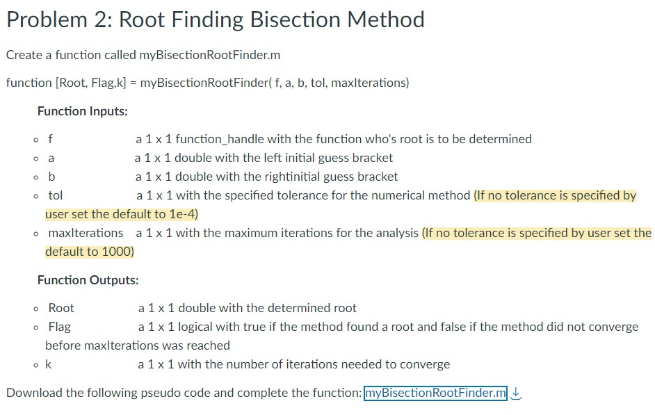 Solved Matlab Problem Do Not Write Your Own Code Just Edit