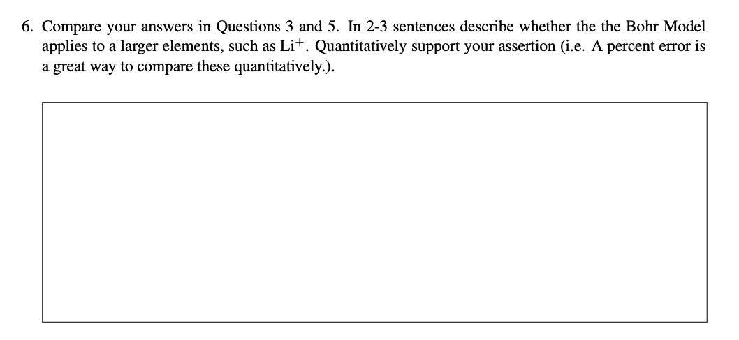 Solved Compare your answers in Questions 3 ﻿and 5. ﻿In 2-3 | Chegg.com