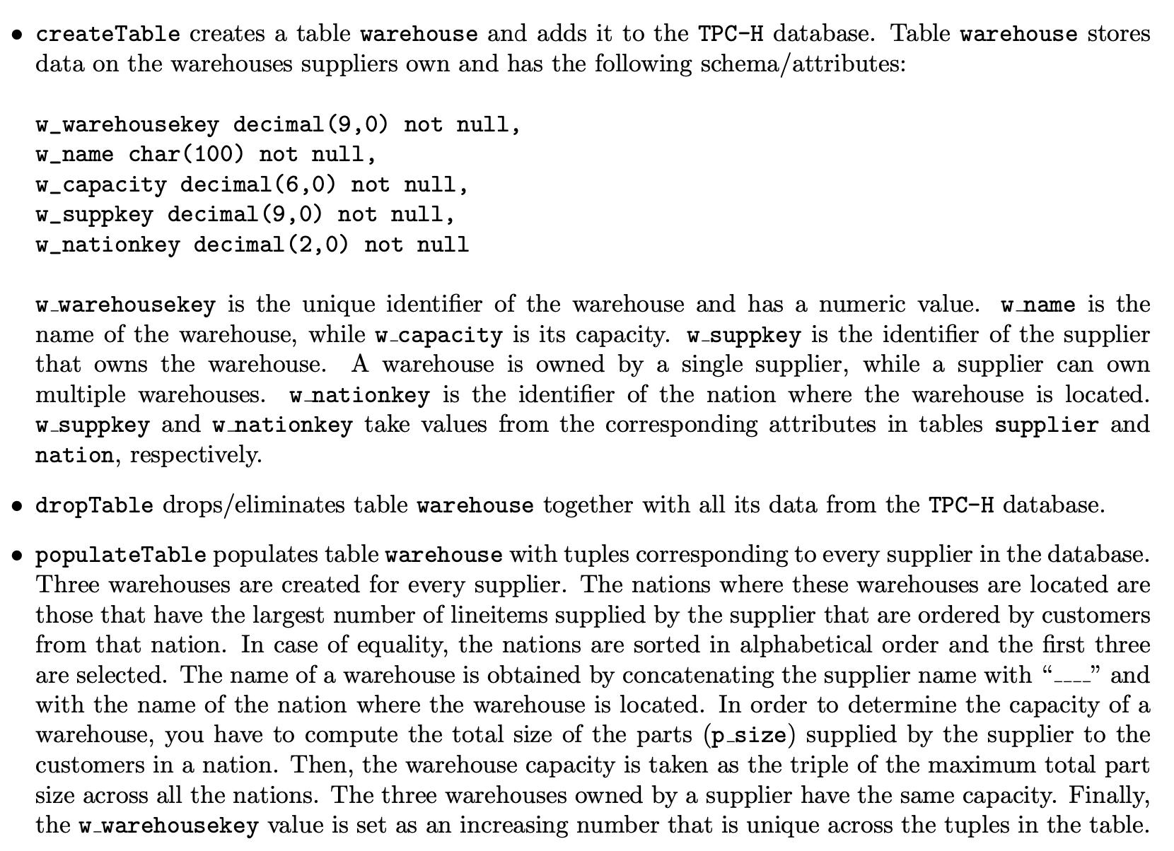 Solved I am trying to write a database aplication, i already | Chegg.com