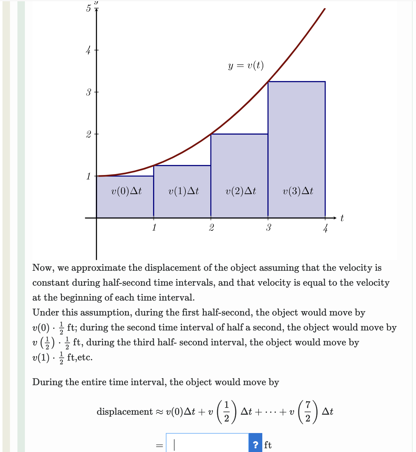 Now, we approximate the displacement of the object | Chegg.com