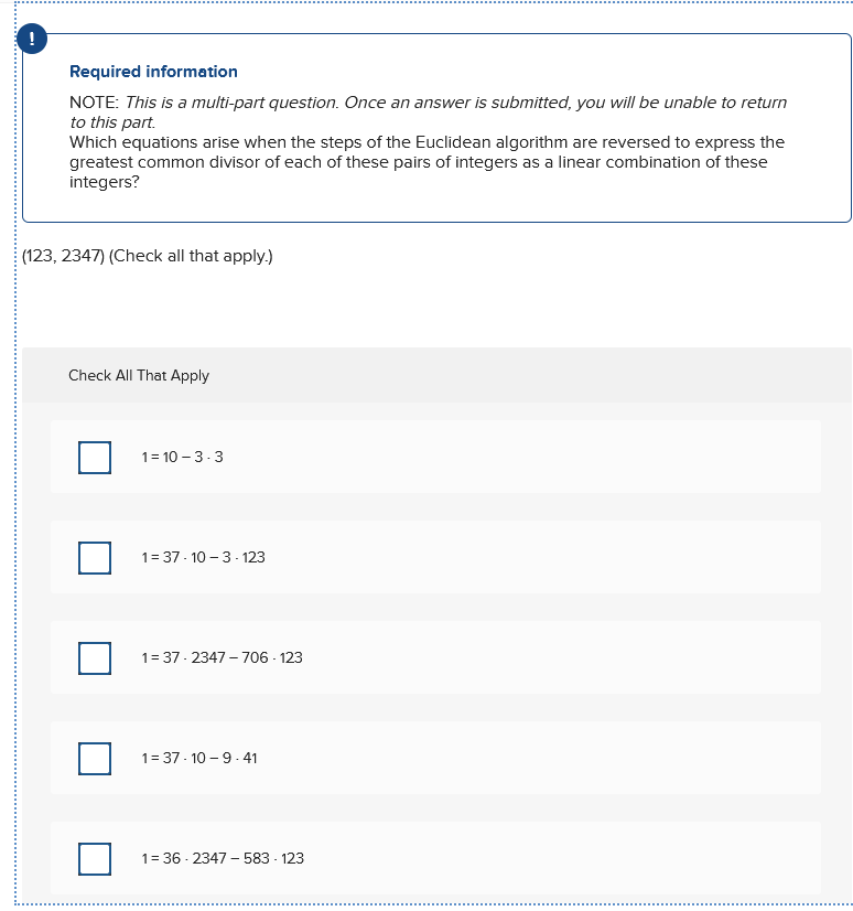 Solved Required Information Note This Is A Multi Part