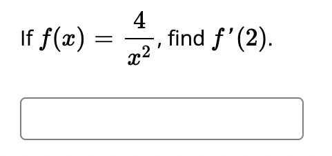 Solved (1) If f(x)=x7, then f′(x)= (2) If g(x)=−6x6, then | Chegg.com