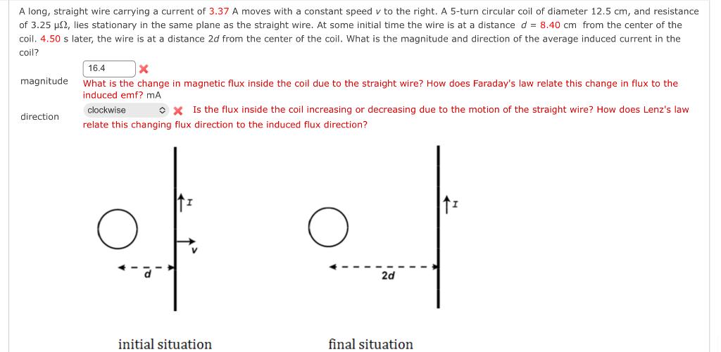 Solved A long, straight wire carrying a current of 3.37 A | Chegg.com