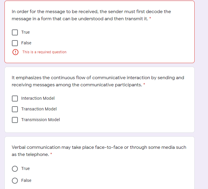 Solved In order for the message to be received, the sender | Chegg.com